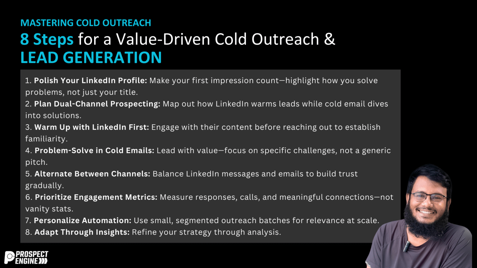 How to Master LinkedIn and Cold Email in 2025 – A Step-by-Step Guide - Prospect Engine - B2B ...